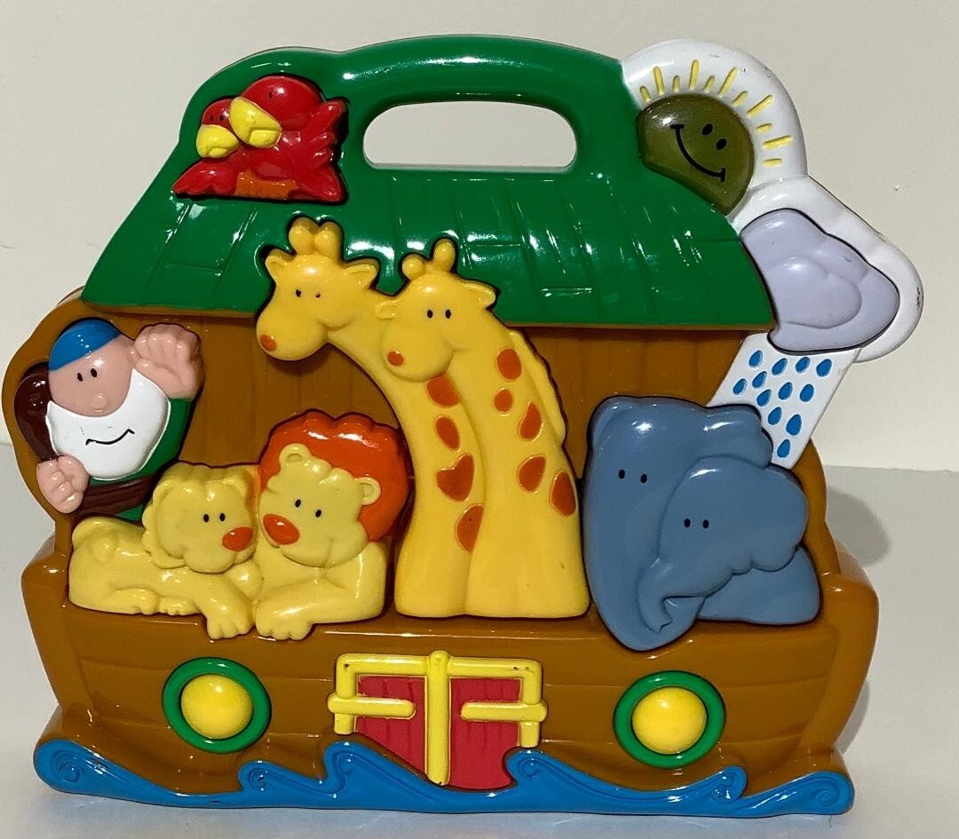 Navystar Noah's Ark Sound Effect Electronic Toy Push Buttons Baby ...