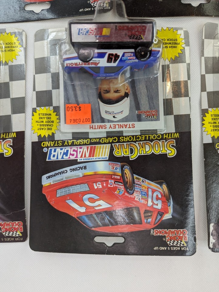 Racing Champions STOCK CAR Lot 11 NASCAR 1/64 Cars + Trading Cards, VTG ...