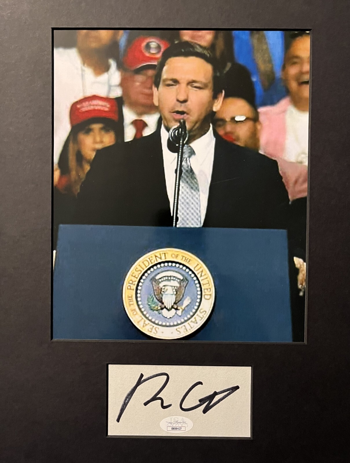 Ron DeSantis JSA COA SIGNED CUT AUTOGRAPHED / President 2028? | eBay