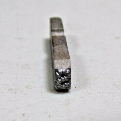 Mecco (Low Stress) Dot Character Steel Hand Stamp, Letter "S" | eBay