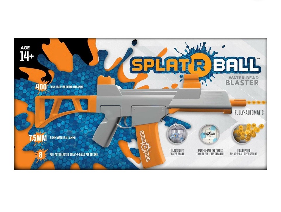 Splat-R-Ball Full & Semi Auto Electric Rechargeable Water Bead Gel Ball ...