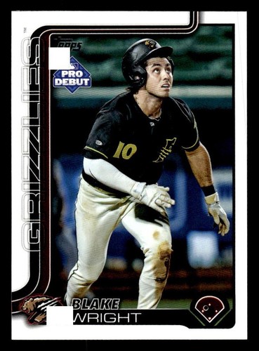 2025 Topps Pro Debut #PD-145 Blake Wright Card Fresno Grizzlies | eBay