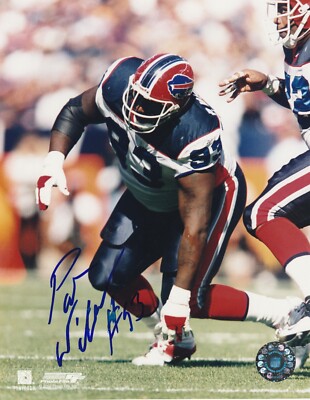 PAT WILLIAMS BUFFALO BILLS ACTION SIGNED 8x10 | eBay