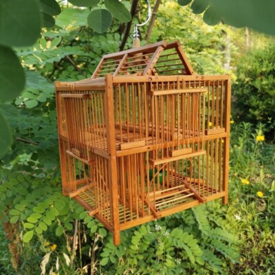 6-Door Birdcage Repeating Trap Cage for Birds Catch Birds Softly 60834 ...
