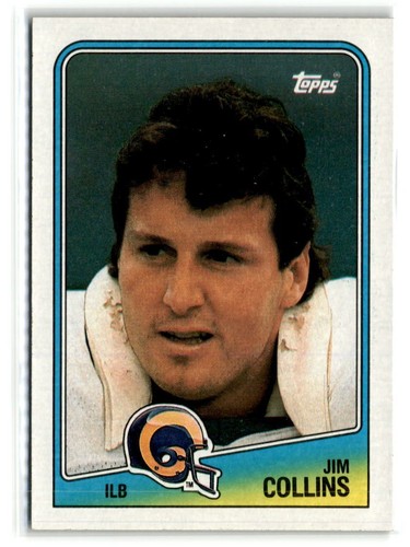 1988 Topps Football #296 Jim Collins Los Angeles Rams | eBay