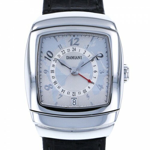 DAMIANI Ego Oversize GMT 30001303 Silver Dial Men's Watch for sale online | eBay