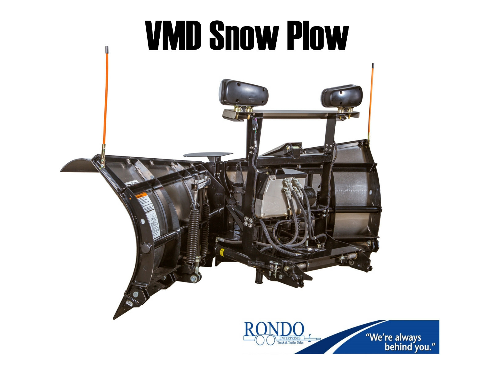 Clearance! NOS Snowdogg VMD75II 7.5' V-plow 1/2 ton truck TRIP EDGE ...