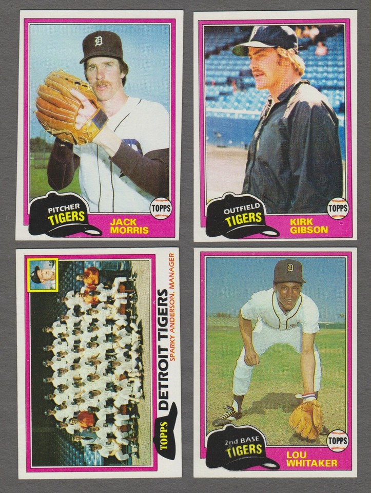 1980 to 2024 Topps Detroit Tigers Team Sets ---- Pick Your Team and ...