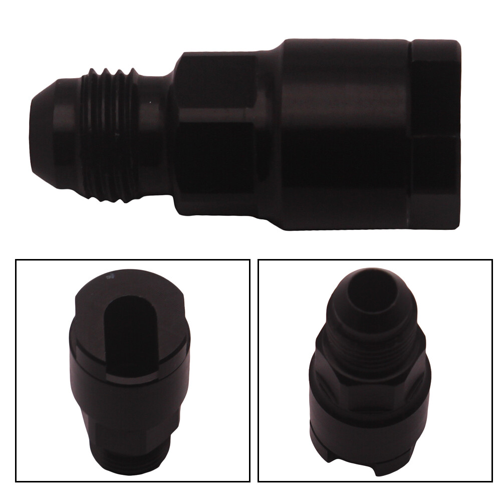New Aluminum Fuel Line EFI Adapter Fit -6 AN Male To 5/16" Quick ...