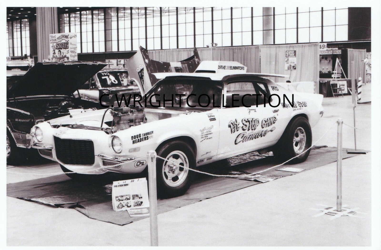 Vintage NHRA Drag Racing-Jim White's "Pit STOP GANG" Camaro-Pro Stock-Chicago | eBay