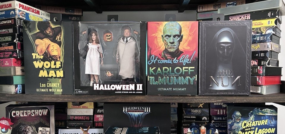 NECA Horror Figures Lot (4) Halloween II Universal Monsters New ...