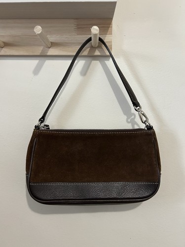 Coach Vintage legacy Hampton Suede Demi Bag 7753 | eBay