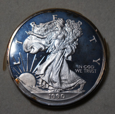 1990 1 Pound Silver Round American Eagle Style | eBay