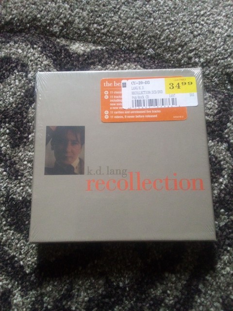 Recollection [3CD and 1DVD] [Box Set] by K.D. Lang (CD, 2010) for sale ...