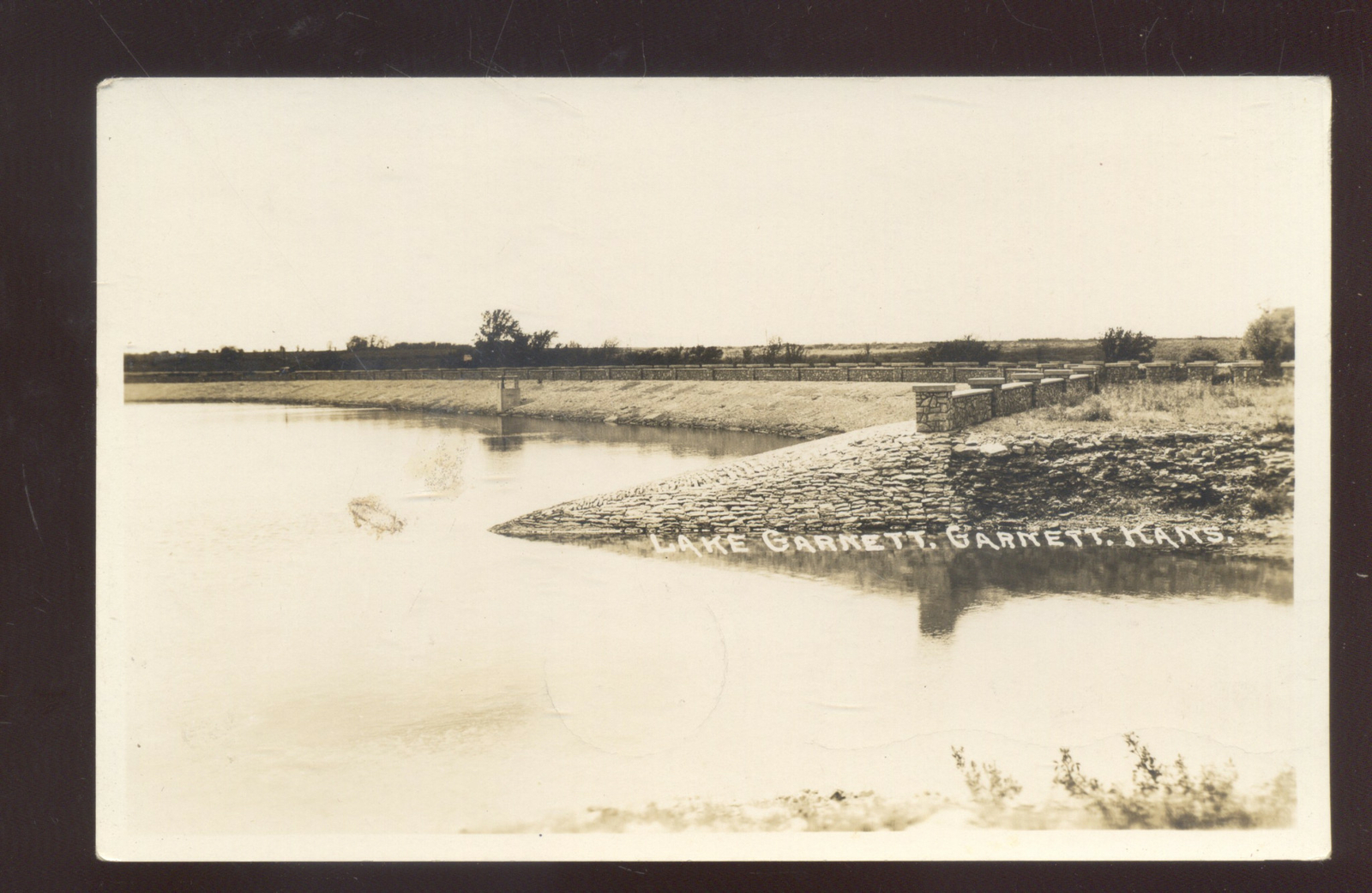 RPPC GARRETT KANSAS LAKE GARRETT REAL PHOTO POSTCARD ELKTON MARYLAND | eBay