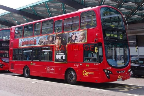 PHOTO GO-AHEAD LONDON VOLVO / WRIGHTBUS ECLIPSE GEMINI 2 BUS WHV23 ...