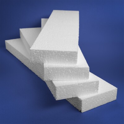 EPS Polystyrene strips 1200 x 60 x 20mm (Pack of 20) Crafts Packing ...