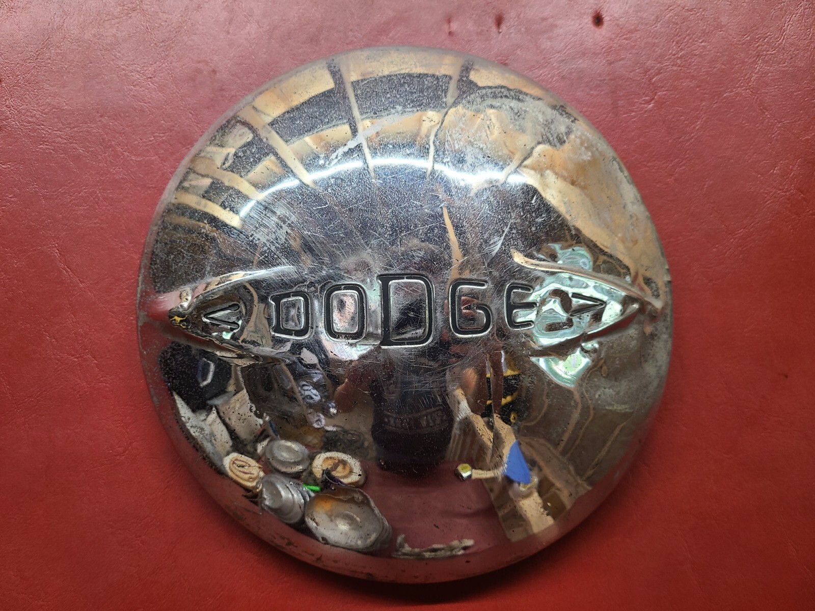 1935 1936 1937 1938 Dodge Dog Dish Hubcap Artillery Wheel Truck Car ...