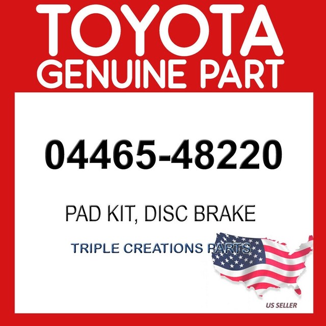 0446548220 Genuine Toyota Pad Kit Disc Brake 04465-48220 for sale ...
