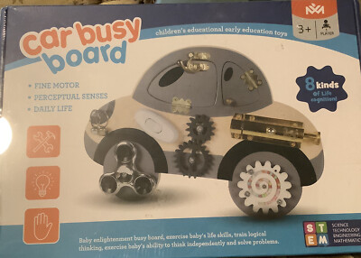 Montessori STEM Car Busy Board Early Education Toys | eBay