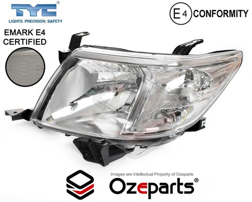 LH Left Hand Head Light Lamp Chrome For Toyota Hilux 2011~2015 2WD 4WD ...