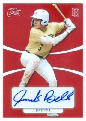 JACK BELL "RED JUST GEMS AUTOGRAPH CARD /6" LEAF PERFECT GAME NATIONAL ...