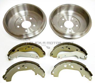 FORD FOCUS MK2 1.6 ZETEC 2005-2010 REAR BRAKE DRUMS AND REAR SHOES SET ...