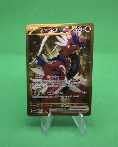 Pokémon TCG Koraidon EX Scarlet & Violet Base Set 254/198 Holo Hyper ...