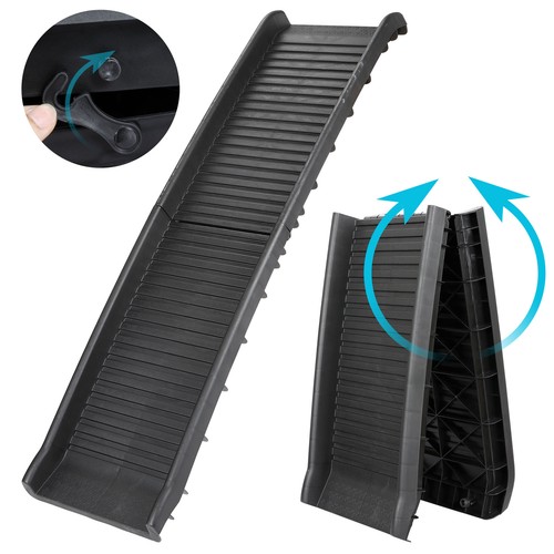 HEAVY DUTY Portable Folding Dog Ramp Pet Ramps for SUV Cars Travel ...