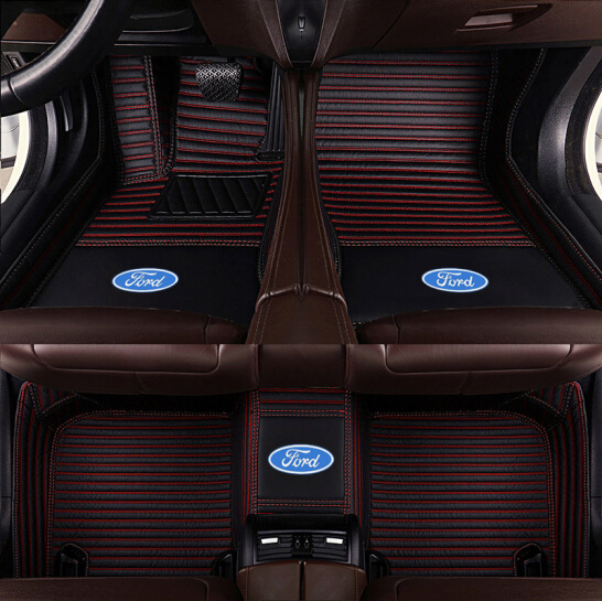 For Ford Car Floor Mats All Models Luxury Carpets Sets Waterproof Pads ...