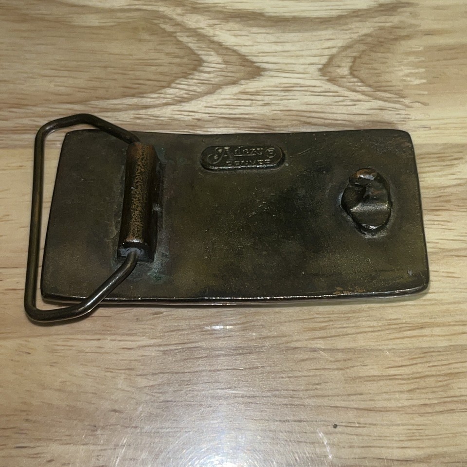 VTG Adezy Roadrunner Western Cowboys Desert Cactus Sun Belt Buckle ...