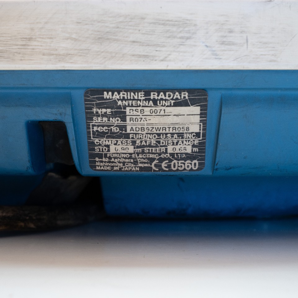 Furuno RSB-0071-057 24" 4kW Radome Dome Radar Antenna GP-1650WF Plotter ...
