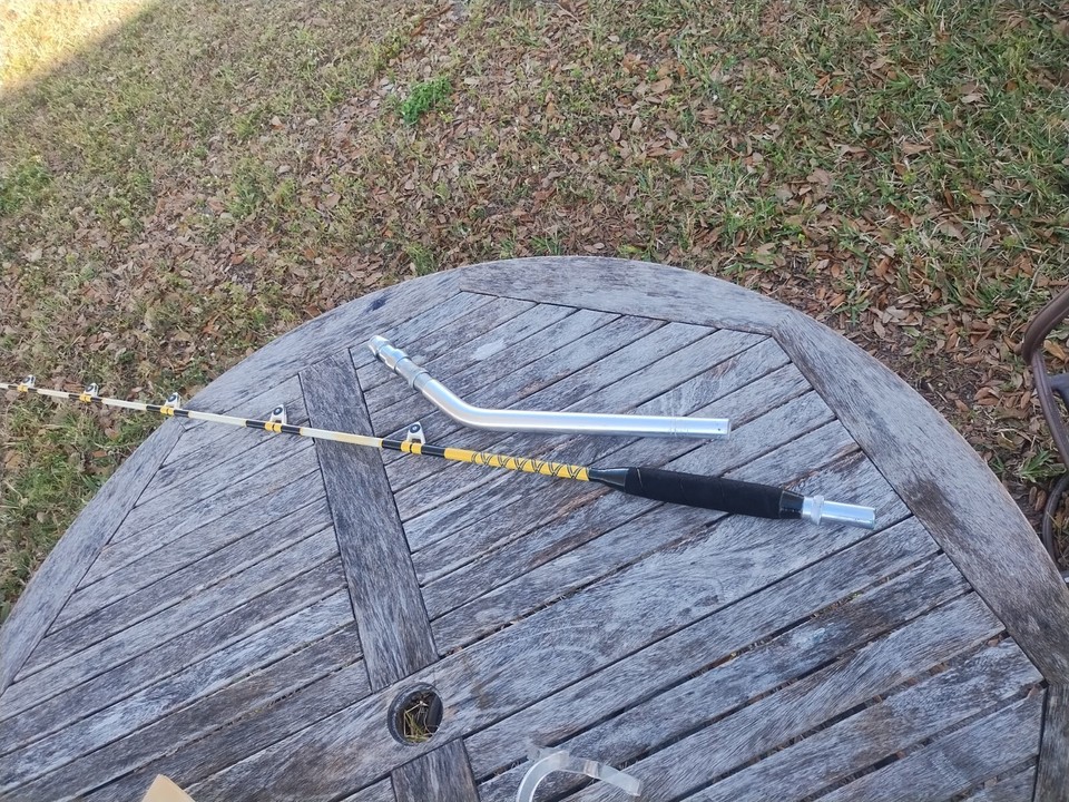 120-200 lb Tuna Fishing Rod Fin Nor Miami 6' 10" Vintage Two Piece | eBay