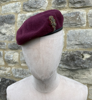 REME Officers Maroon Beret with Embroidered Badge Para British Army ...
