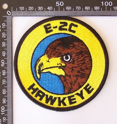 OLD E-2C HAWKEYE US NAVY AIRCRAFT SOUVENIR PATCH WOVEN CLOTH SEW-ON ...