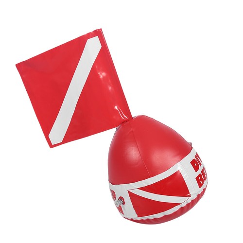 PVC Diving Surface Marker Inflatable Signal Floater Dive Bouy Ball MU ...