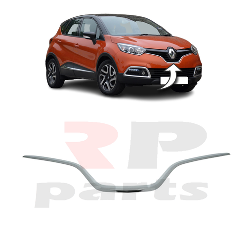 FOR RENAULT CAPTUR 2013-2017 FRONT CENTER GRILLE MOULDING TRIM CHROME ...