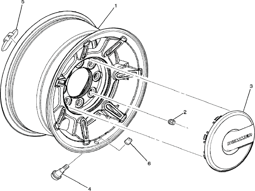 '03 -'09 Hummer H2 OEM Wheel Lug Nut GM 9595174 | eBay