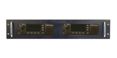 2U RACK MOUNT for Dual MOTOROLA XPR RADIOS with Options including Power ...