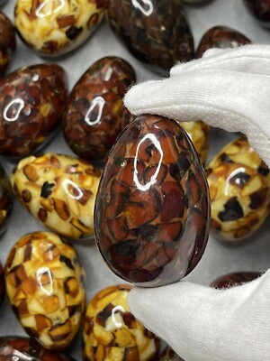 Natural Baltic Amber Stone Egg Souvenir,Real Egg Size.Genuine AMBER EGG ...