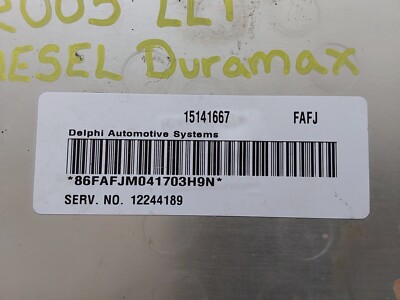 2004.5 2005 LLY Diesel Duramax ECM Engine Control Module | eBay