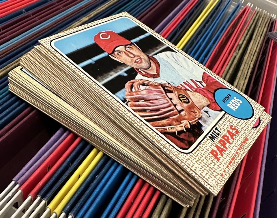 1968 Topps Baseball Cards Starter Lot / Set of 44 Different - Razor ...