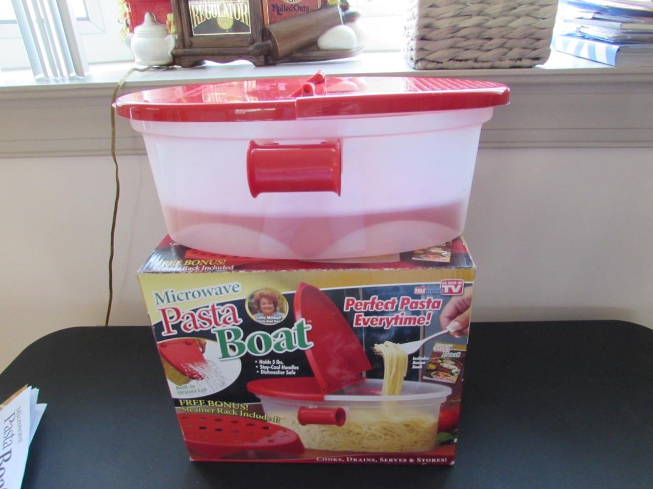 Microwave Pasta Boat, As Seen On TV , w/Original Paperwork - New In Box ...