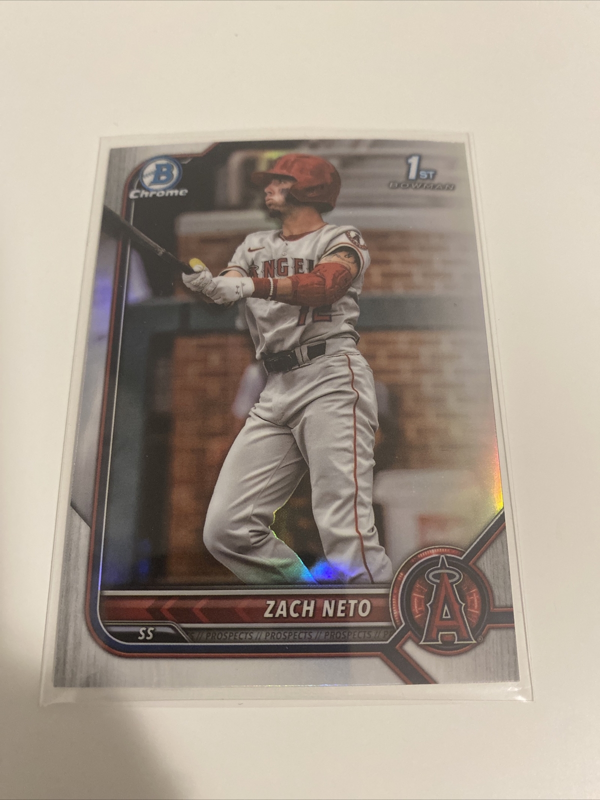 Zach Neto 2022 Bowman Chrome Draft Refractor Los Angeles Angels | eBay