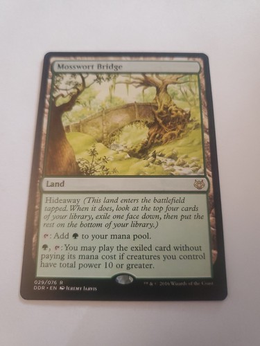 MTG Mosswort Bridge Commander 2018 267/307 Regular Rare | eBay