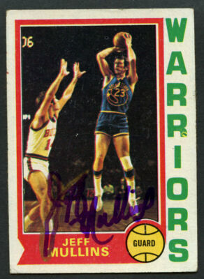 Jeff Mullins #123 signed autograph auto 1974-75 Topps Basketball ...