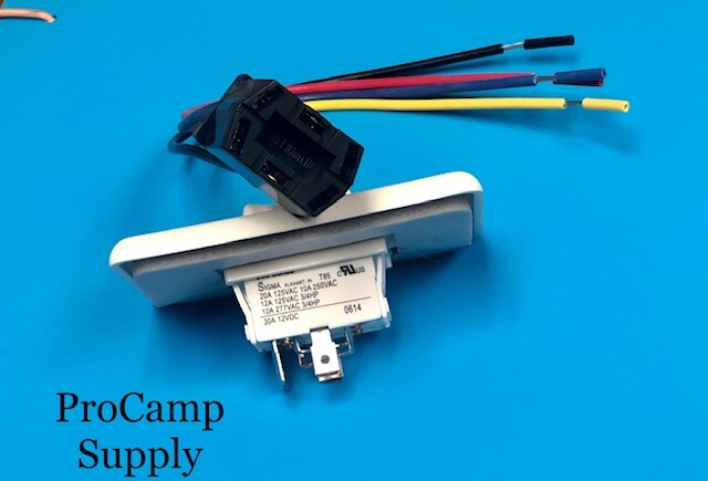 SIGMA RV Slide Out Extend/Retract Switch + Bezel/Relay White Camper ...