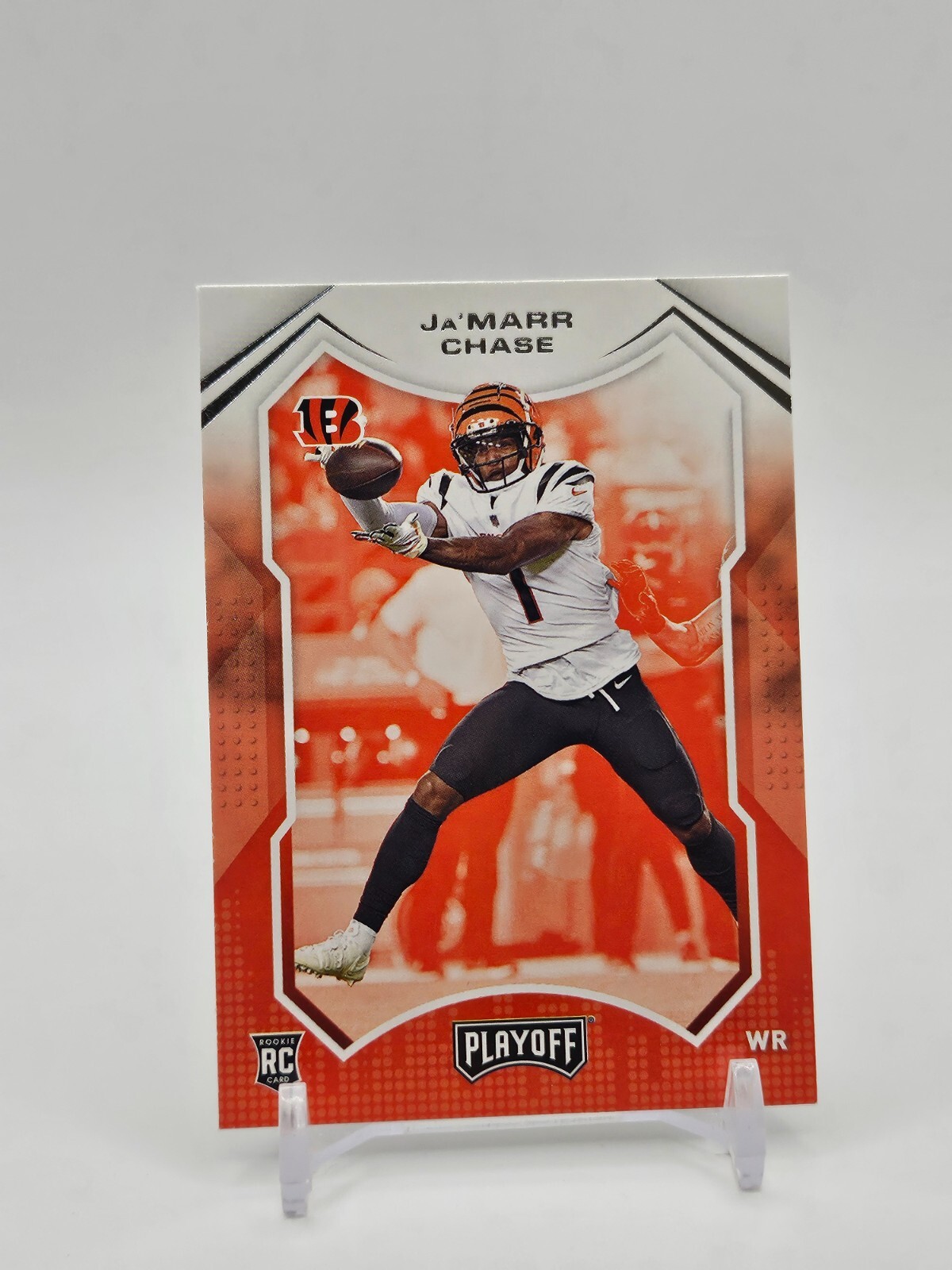 Ja'Marr Chase ROOKIE CARD 2021 Panini Playoff #205 Cincinnati Bengals ...