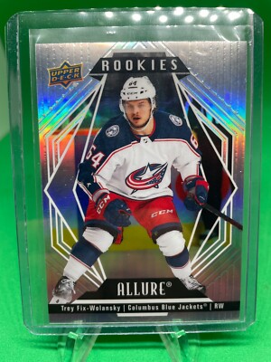 2022-23 UD Allure Rookies Trey Fix-Wolansky #137 Columbus Blue Jackets ...