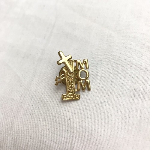 Gold No. 1 Mom Cross Pin | eBay